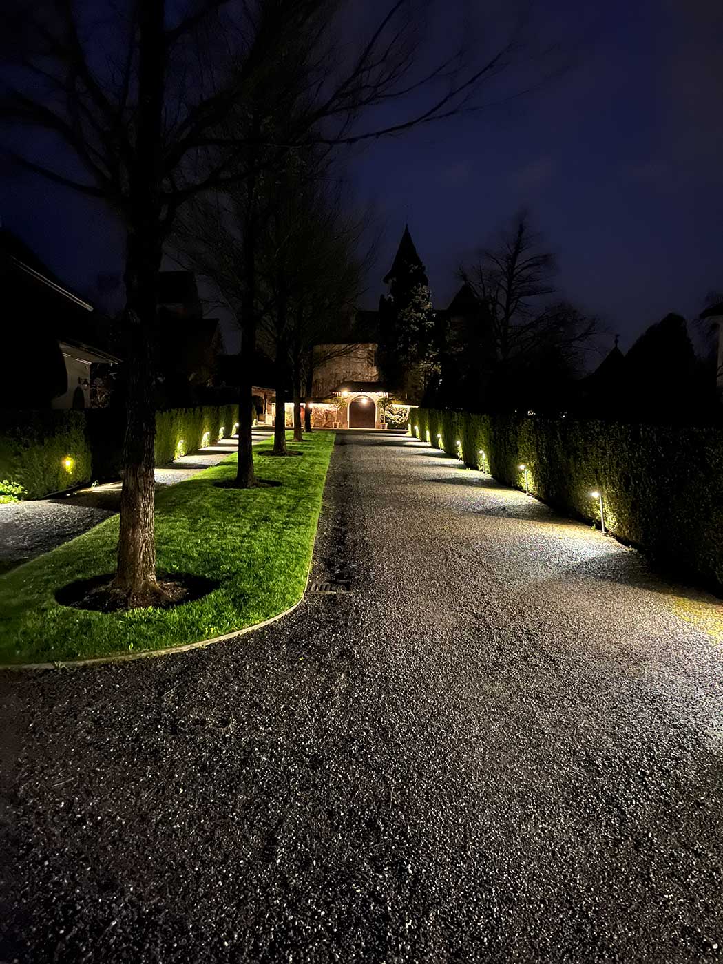 Outdoor Lighting Project Gallery - Bright on Presidio